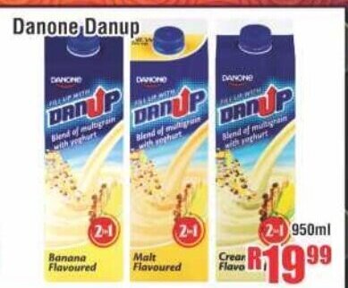 Danone Danup 950ml offer at Devland Cash And Carry