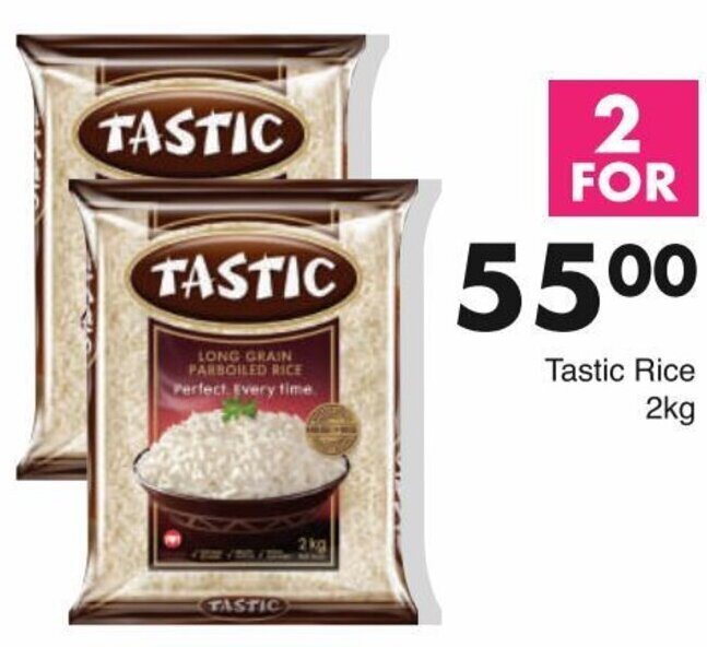 Tastic Rice 2kg offer at Save