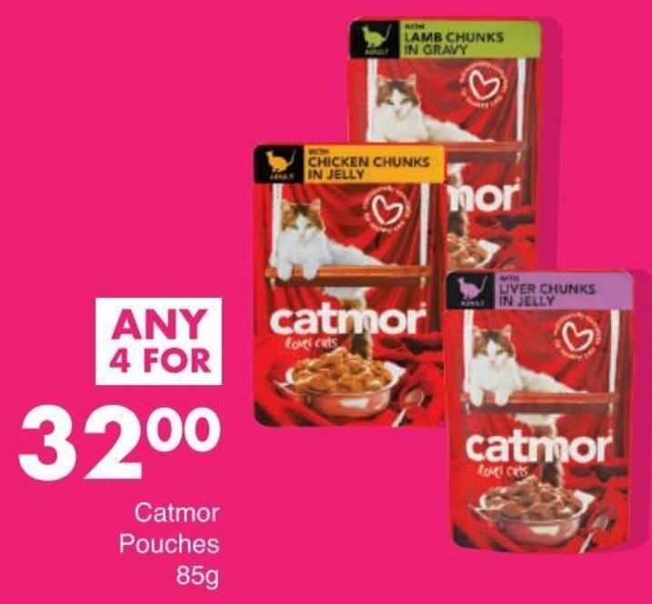 Catmor Pouches 85g offer at Save