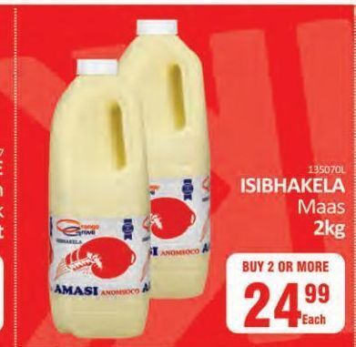 Isibhakela maas offer at KitKat Cash and Carry