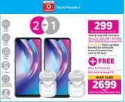 2 x Tecno Pouvoir 4-On Smart Top Up XS+ +On Promo 65 offer at Game