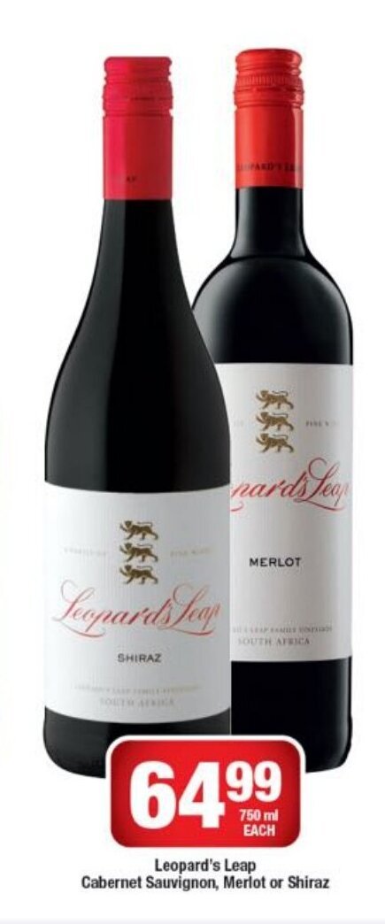 Leopard's Leap specials OK Liquor – Jun 2025