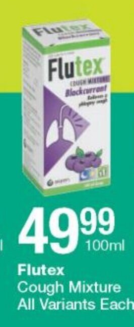 Flutex Mixture 100ml offer at Checkers