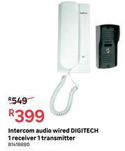 Digitech Intercom Audio Wired (1 Receiver 1 Transmitter) offer at Leroy ...