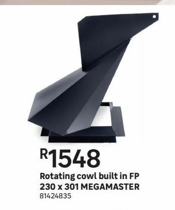 Rotating cowl built in fp 230 x 301 megamaster offer at Leroy Merlin