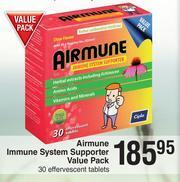 Airmune Immune System Supporter Value Pack-30 Effervescent Tablets ...