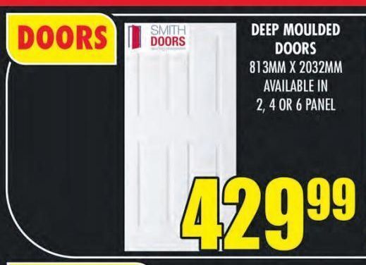 Deep moulded doors offer at Boxer Build