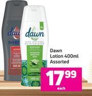 Dawn Lotion Assorted-400ml Each offer at Game