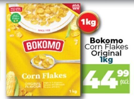 Bokomo Corn Flakes Original 1kg offer at Take 'n Pay