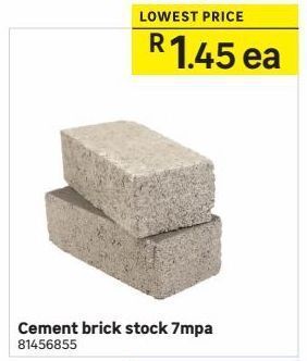 All Bricks offers - Find and view the cheapest Bricks offer!
