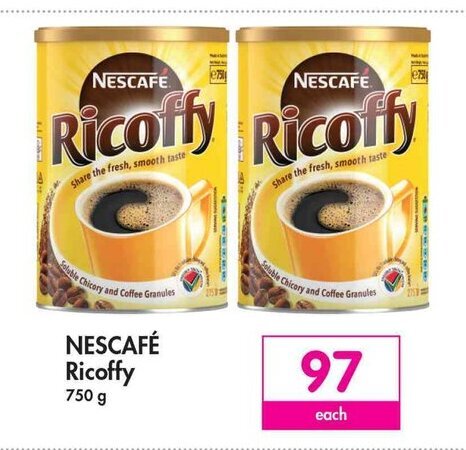 Nescafe Ricoffy 750g offer at Makro