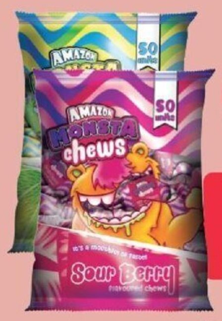 Amazon Monsta Chews 375g offer at PEP