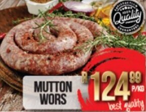 Mutton Wors offer at Take 'n Pay