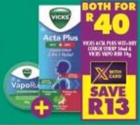 All Vicks offers - Find and view the cheapest Vicks offer!