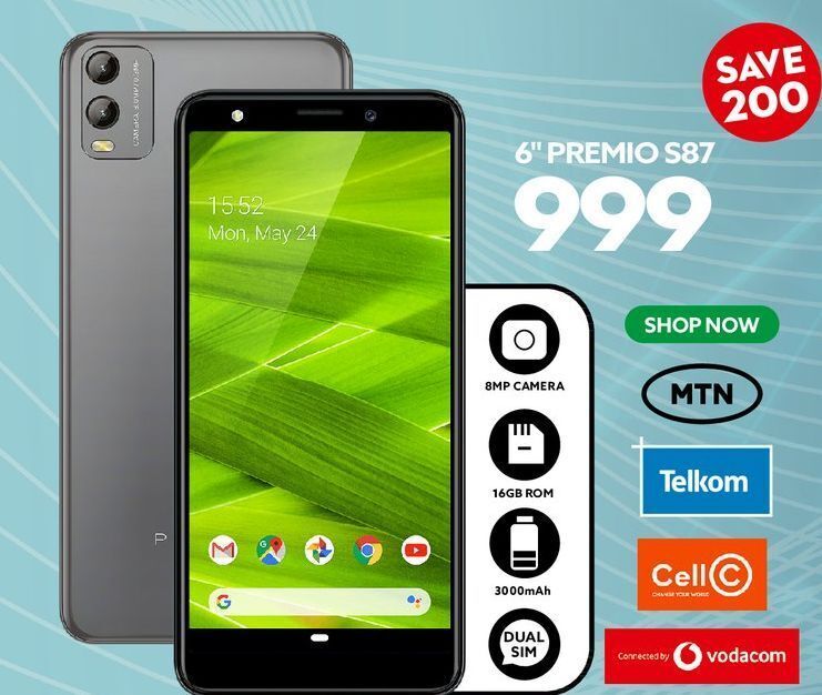 6" premio s87 offer at Ackermans