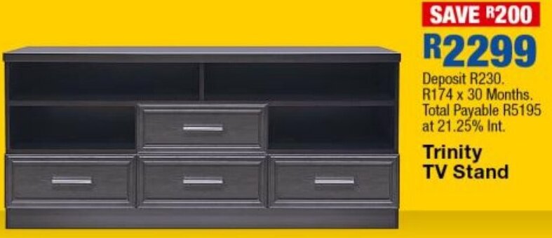 Trinity TV Stand offer at OK Furniture