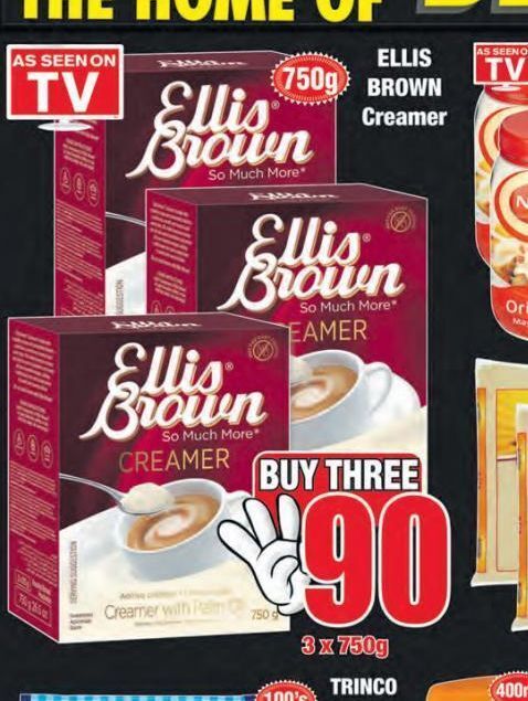 Ellis brown creamer 3 offer at Boxer